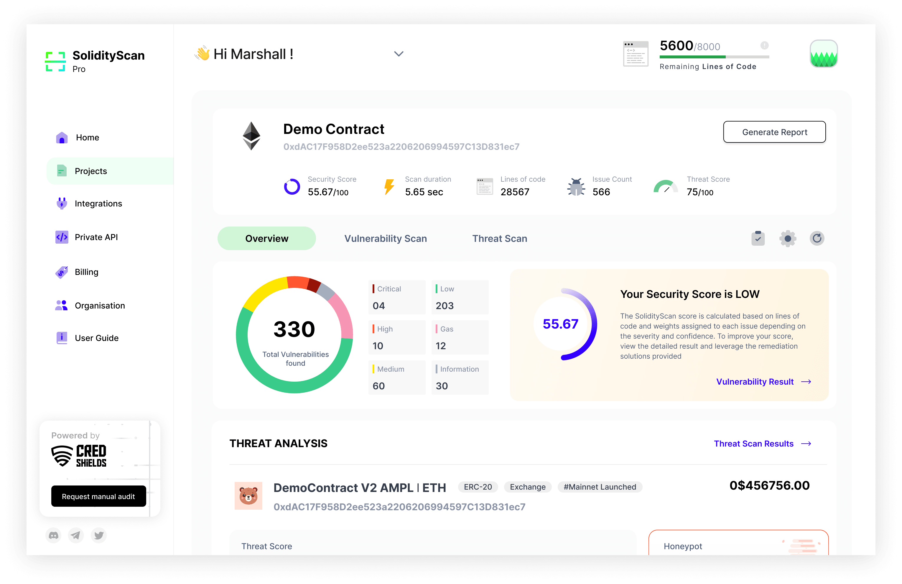 SolidityScan: Best Smart Contract Scanner & Auditing Tool