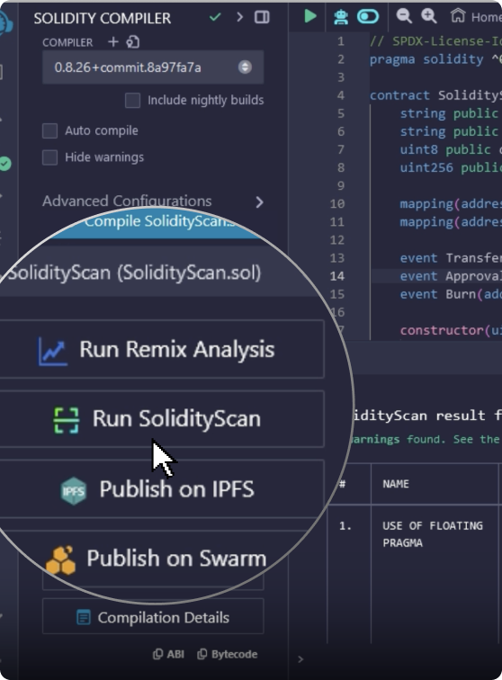 SolidityScan: Best Smart Contract Scanner & Auditing Tool